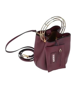 Marni Mini Leather Bucket Bag