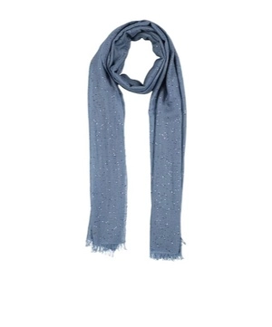 Brunello Cucinelli Lightweight Stylish Solid Color Scarf - Blue
