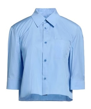 Marni Solid Color Long Sleeve Shirt - Blue