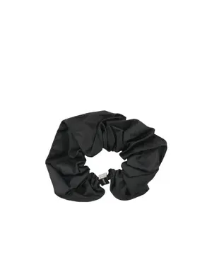 GANNI Minimalist Hair Scrunchie - Black