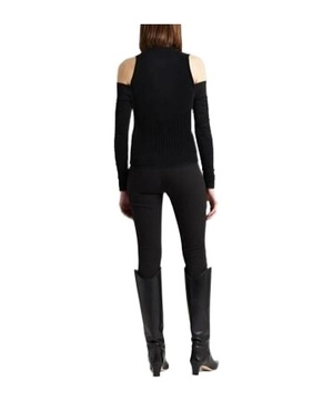 Max Mara V-neck Sleeveless Ribbed Knit Vest