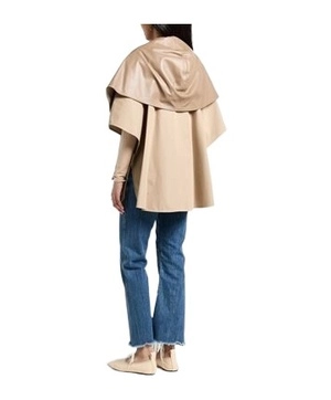 Max Mara Cape-style Spliced Short Coat