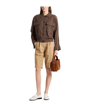 Brunello Cucinelli Minimalist Embroidered Jacket