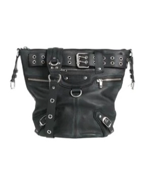 Balenciaga Large Leather Bucket Bag