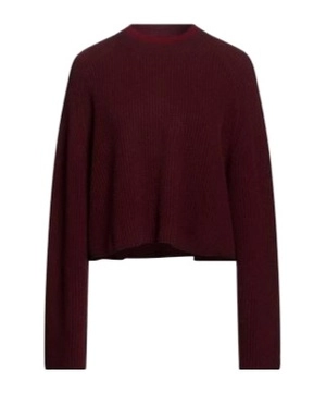 Max Mara Ribbed Cropped Knit Top - Brown