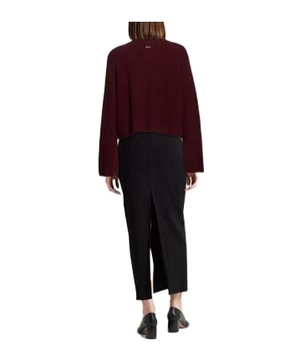 Max Mara Ribbed Cropped Knit Top - Brown