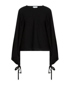 Max Mara Cropped Round-neck Top - Black
