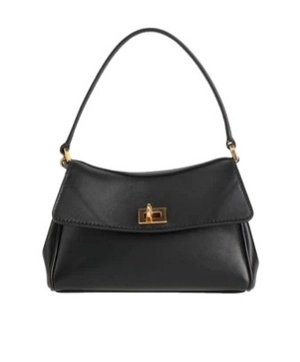 Balenciaga Small Solid-color Leather Bag - Black