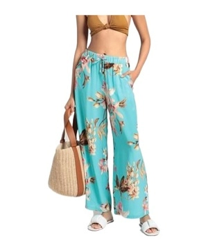 Max Mara Floral Print Wide-leg Trousers