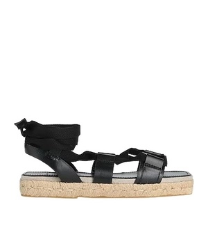 Max Mara Solid Colour Espadrilles - Black