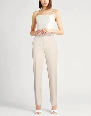 Max Mara High-waisted Straight-leg Dress Trousers