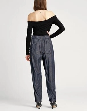 Brunello Cucinelli Tapered Chambray High-waisted Jeans - Black