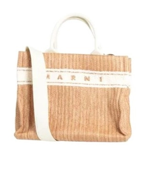 Marni Plain Colour Handbags - Nude