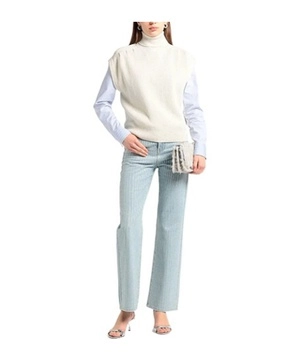 Brunello Cucinelli Sequined Knit Turtleneck - White