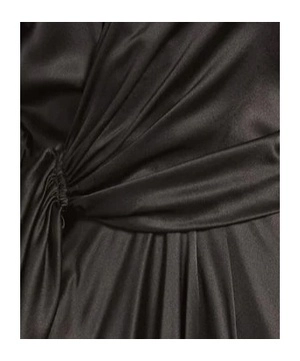 Balenciaga Satin Flare Dress