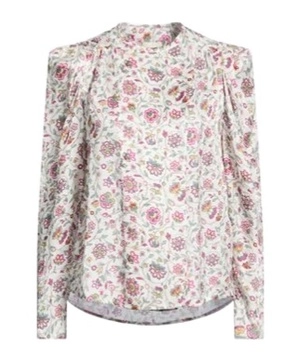 Isabel Marant Étoile Floral Print Satin Blouse
