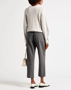 Brunello Cucinelli High-waisted Slim-fit Suit Pants