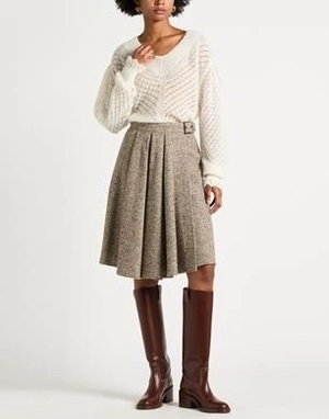 Brunello Cucinelli Minimalist Stylish Wrap Skirt