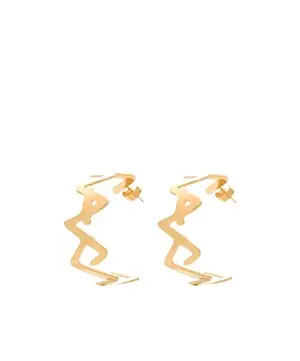 Marni Metal Earrings - Yellow