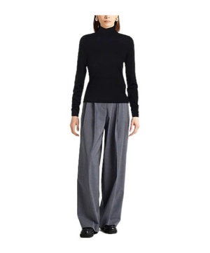 Max Mara Solid Cashmere Turtleneck Sweater