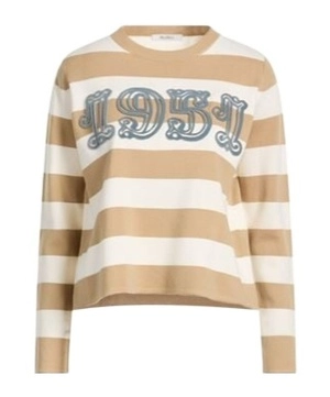 Max Mara Striped Crew-neck Top