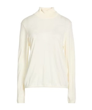 Max Mara Solid Lightweight Cashmere Knit Top - White