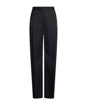Brunello Cucinelli High-waist Straight-leg Striped Pants
