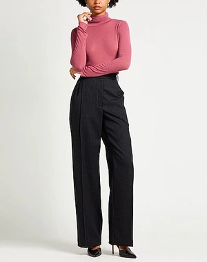 Brunello Cucinelli High-waist Straight-leg Striped Pants