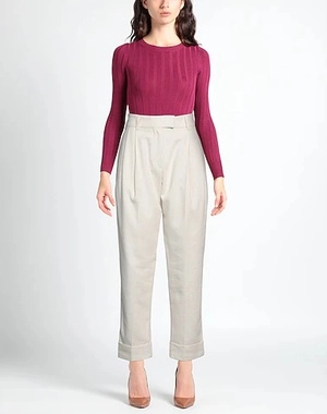 Brunello Cucinelli High-waist Solid Tapered Pants
