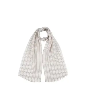 Brunello Cucinelli Striped Scarves - White
