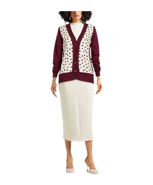 Marni Satin-effect Wool Cashmere Cardigan