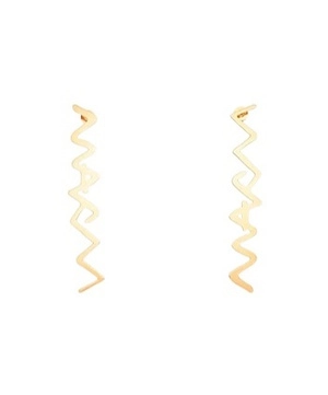 Marni Metal Earrings - Yellow