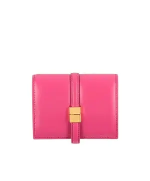 Marni Solid Minimalist Wallet - Pink