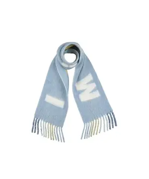 Marni Multicolour Scarves - Blue