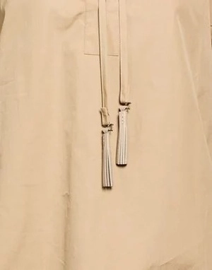 Max Mara Stand-collar Three-quarter Sleeve Blouse
