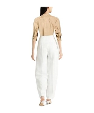 Max Mara Stand-collar Three-quarter Sleeve Blouse