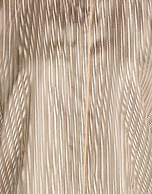 Max Mara Striped Collared Button-down Long-sleeve Shirt
