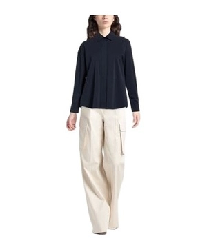 Max Mara Collared Button-down Long-sleeve Shirt