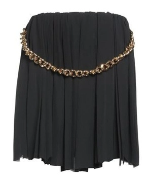 Balenciaga Draped Pleated Mini Skirt