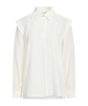 Max Mara Collared Button-down Long-sleeve Shirt - White