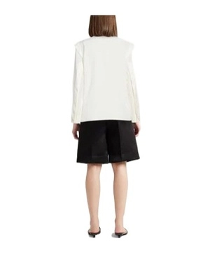 Max Mara Collared Button-down Long-sleeve Shirt - White