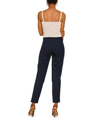 Max Mara High-waisted Stretch Tapered Pants