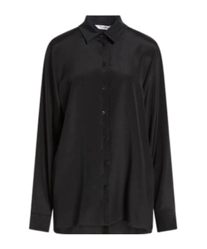 Max Mara Satin Collared Long-sleeve Shirt