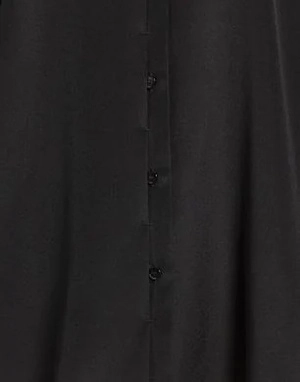 Max Mara Satin Collared Long-sleeve Shirt