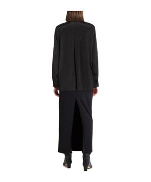 Max Mara Satin Collared Long-sleeve Shirt