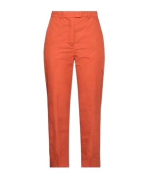Max Mara High-waisted Straight-leg Cropped Casual Trousers - Brown