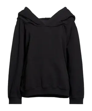 MAISON MARGIELA Solid-color Loose-fit Hoodie - Black