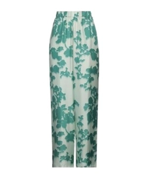Max Mara Print Satin Wide-leg Trousers