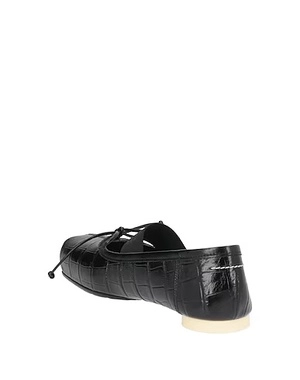 MAISON MARGIELA Crocodile-print Ballet Flats
