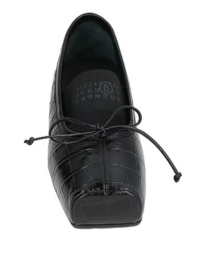MAISON MARGIELA Crocodile-print Ballet Flats